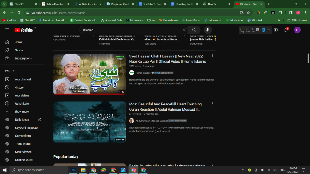 Unveiling the Rich World of Islamic YouTube Channel - Earning Adviser