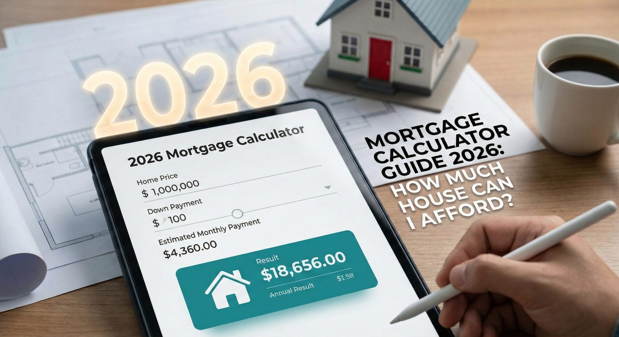 Mortgage Calculator Guide 2026 How Much House Can I Afford Earning
